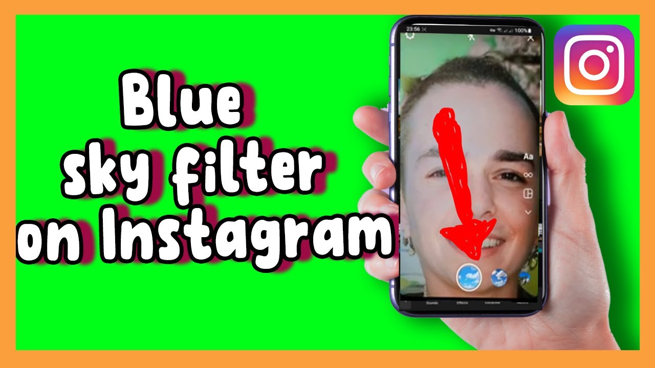 How to get the "Blue Sky" filter on Instagram - YouTube