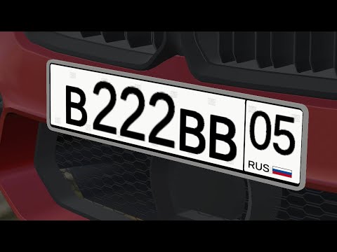 Quick And Easy Russian License Plate Tutorial In Car Parking!!🇷🇺