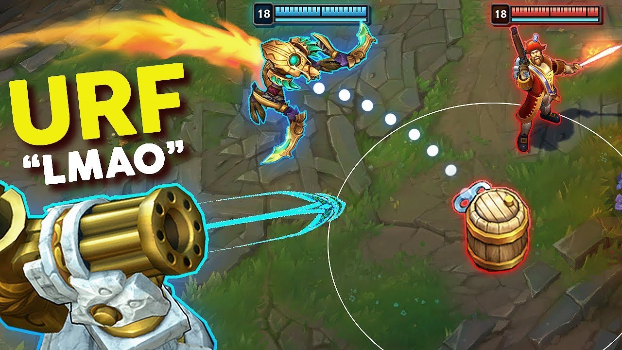 13 Minutes of "PERFECT URF MOMENTS" in League of Legends - YouTube