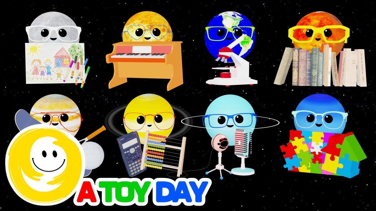 FRUIT PLANET SONGS 5 🎶🍏🌎🪐🍏🎶 BABY | Mercury Venus Earth Mars Jupiter ...