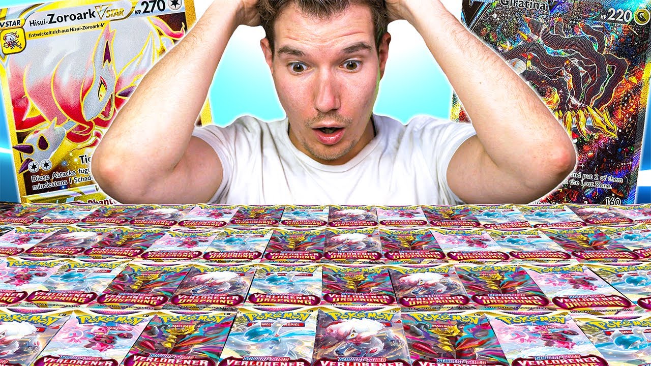 Das RIESEN 100 Booster Opening! 😨🔥 Verlorener Ursprung - YouTube