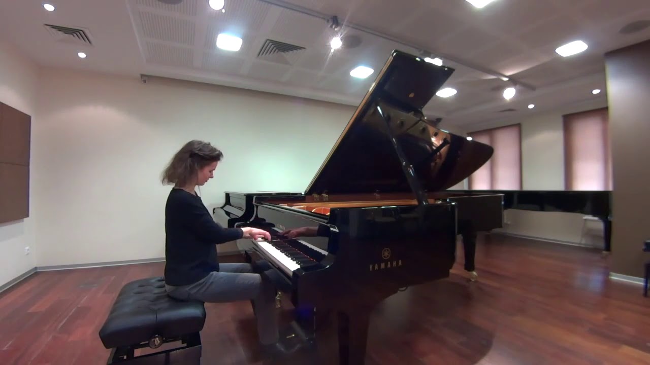 Анна Фаустова / Anna Faustova plays Mozart. Sonata KV 280 II. Adagio ...