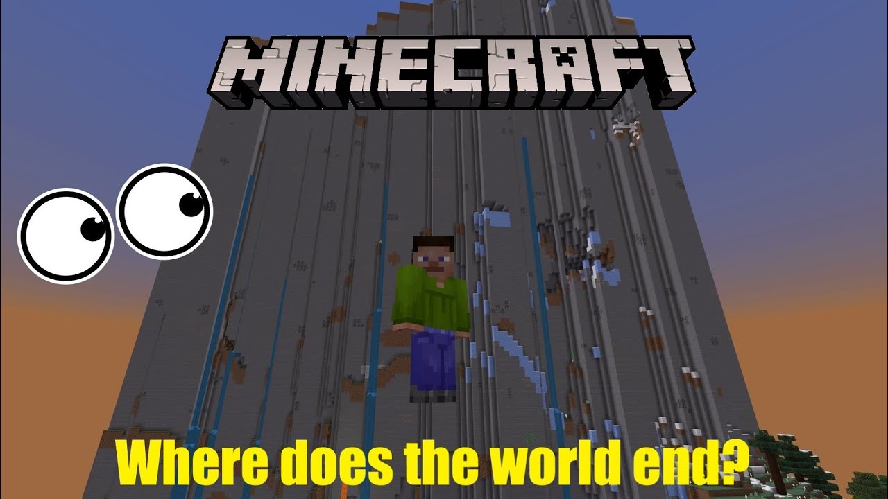 Travelling to the Edge of the World in Minecraft - I did NOT expect ...