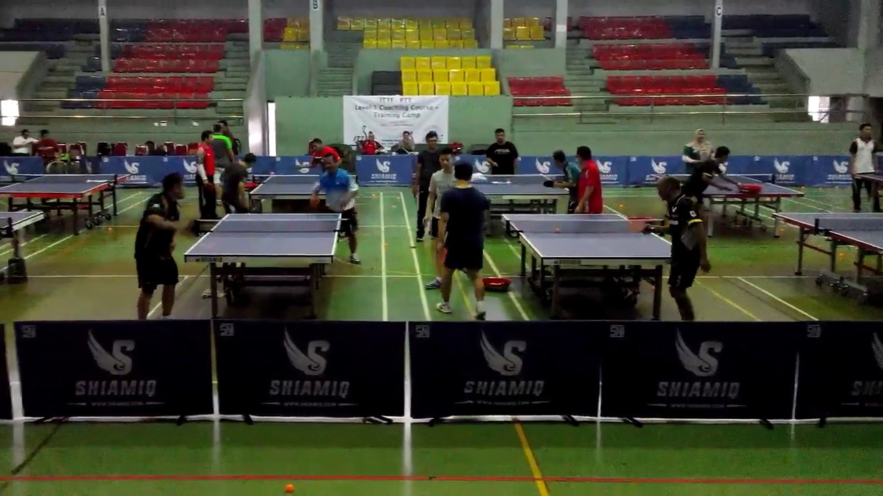 Aksi para peserta ITTF PTT Level 1 Coaching Course Hari kedua - YouTube