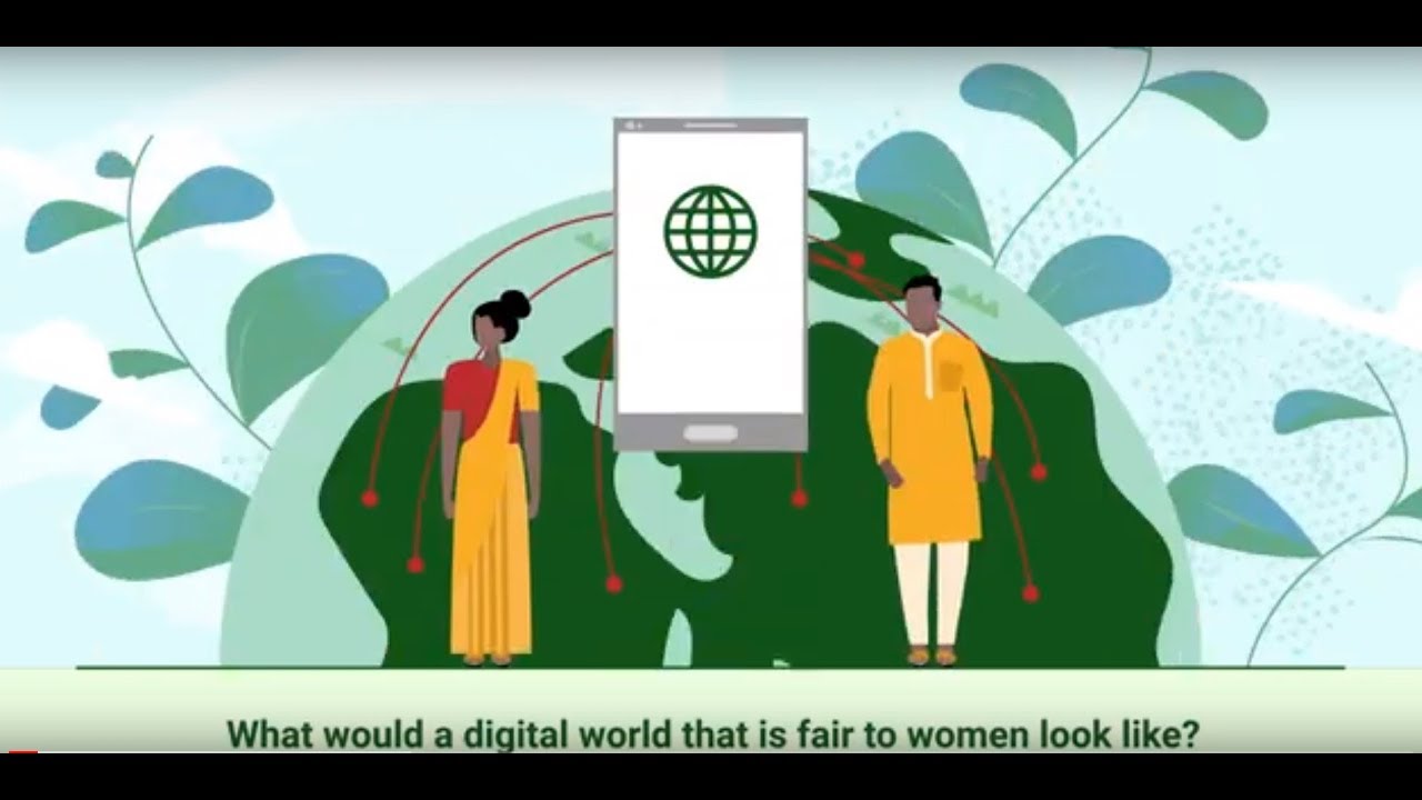 What a digitally fair world to women would look like? - YouTube