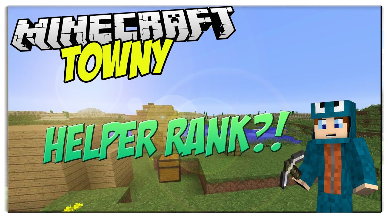 Minecraft Towny - Helper Rank? Fortsätter På Farmen! - Lär Dig Towny ...