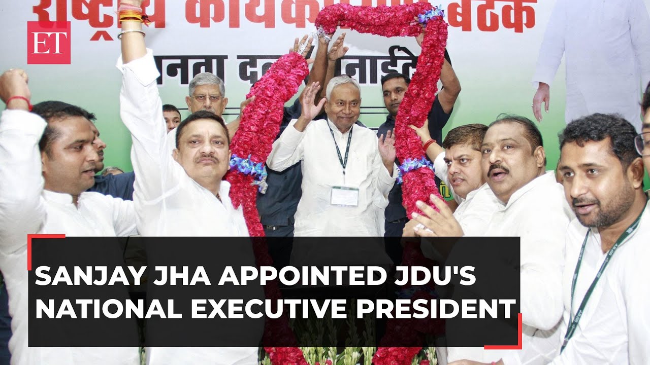 Sanjay Jha appointed JDU's national executive president; thanks Nitish for 'huge responsibility ...