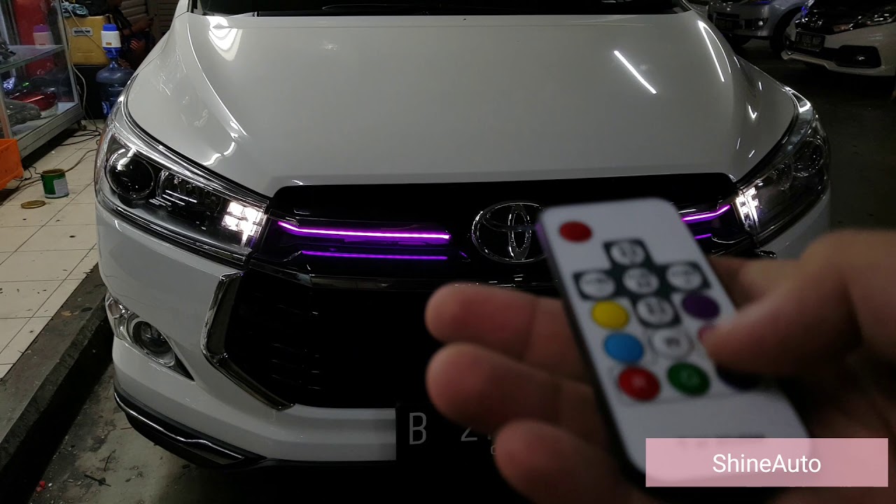 Custom Led Grill Innova RGB Full Colour !! Cakep banget warna nya guys ...