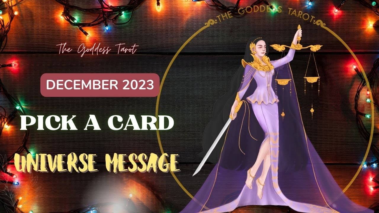 🪬Dec (2023)🪬Universe Message🎄Pick A Card - YouTube