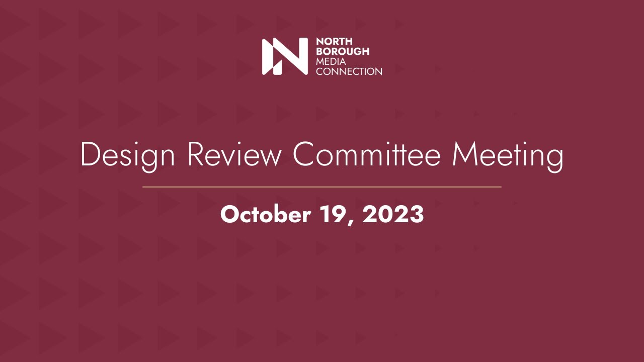 Design Review Committee Meeting / October 19, 2023 - YouTube