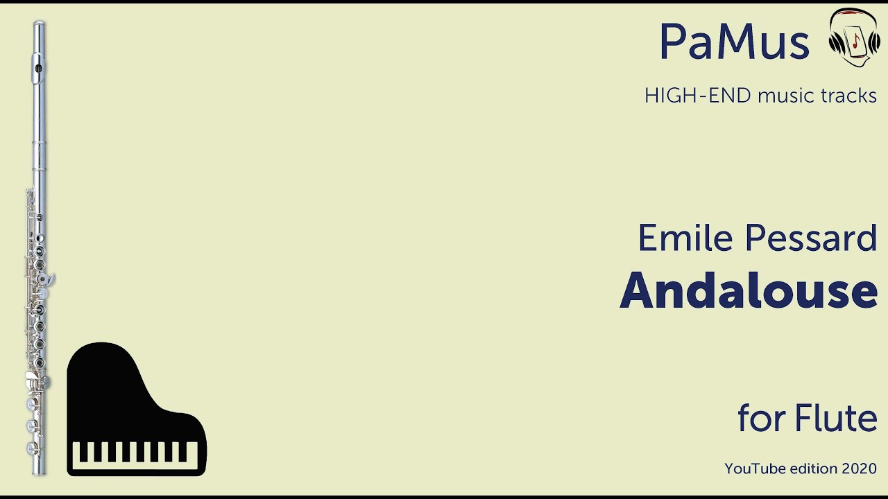Emile Pessard: Andalouse for Flute and Piano - YouTube