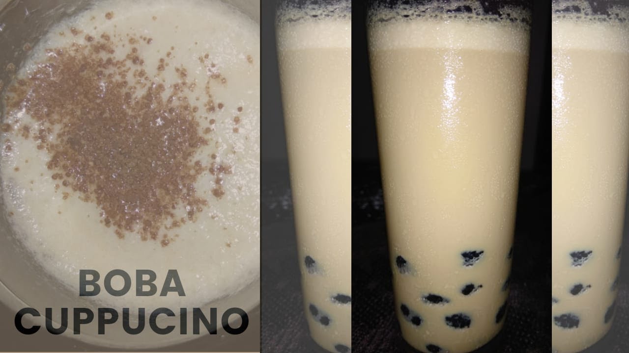BOBA CAPPUCINO l MINUMAN NYEGERIN PENCINTA BOBA - YouTube