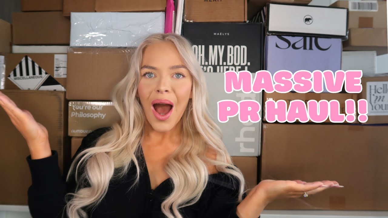 MASSIVE PR HAUL!! (this is crazy) - YouTube