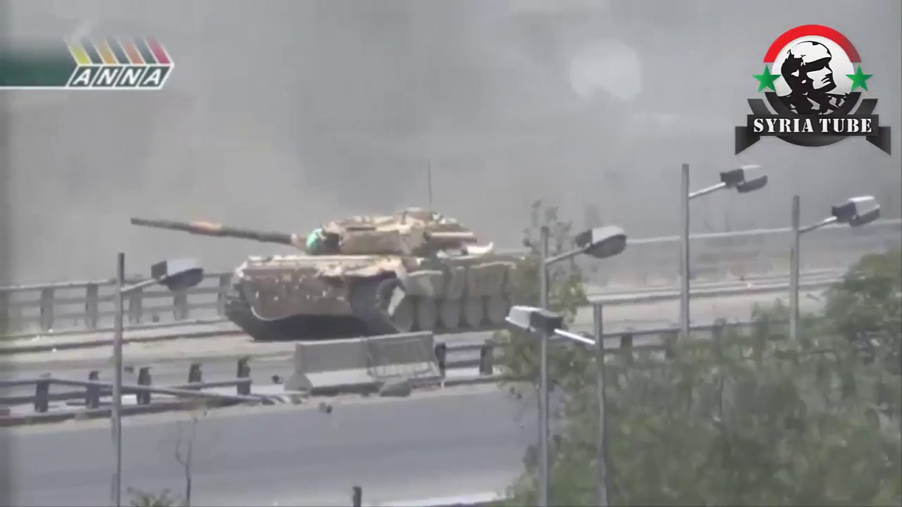 Tanks with GoPro Syrian army in operation at Ibn Rashid filmed by ...