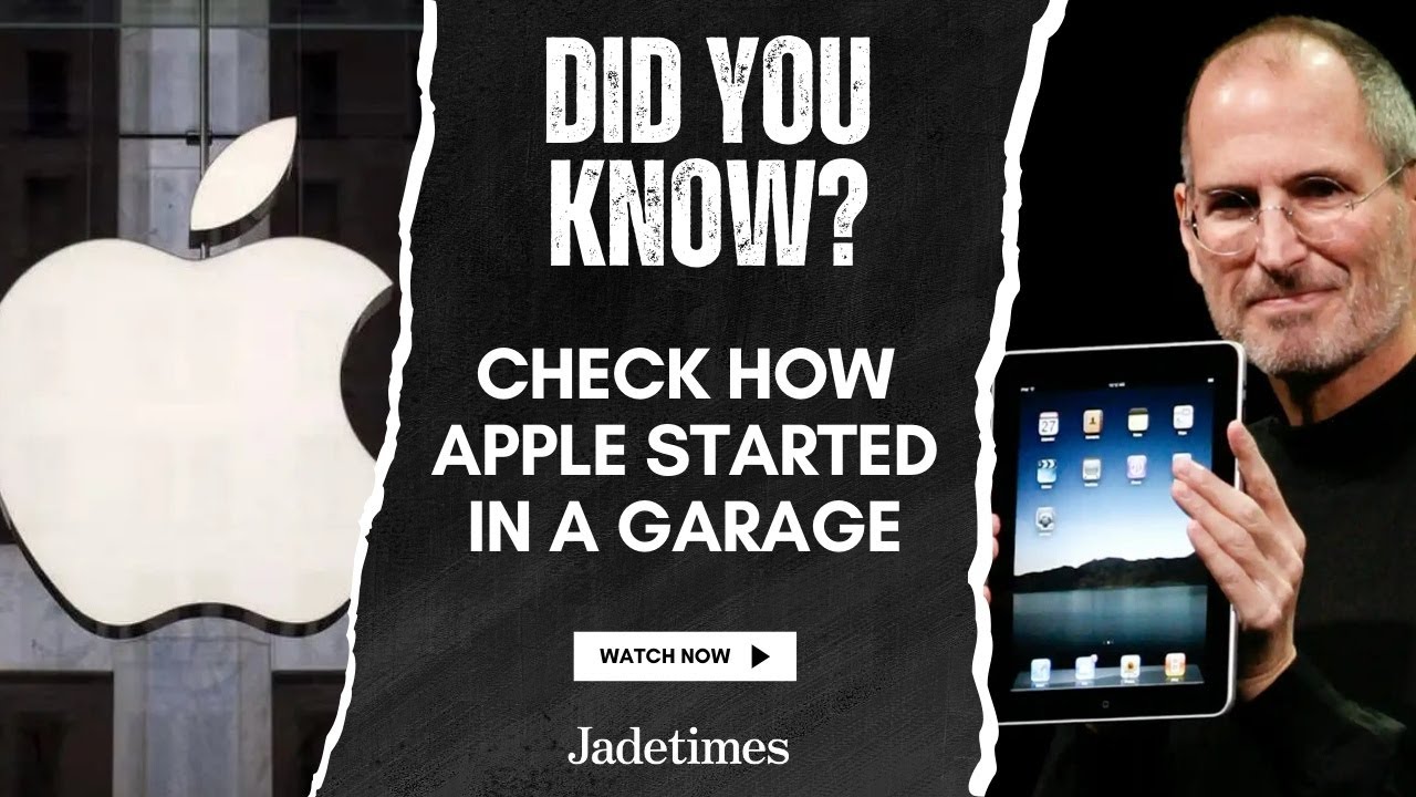 Check How Apple Started in a Garage - YouTube