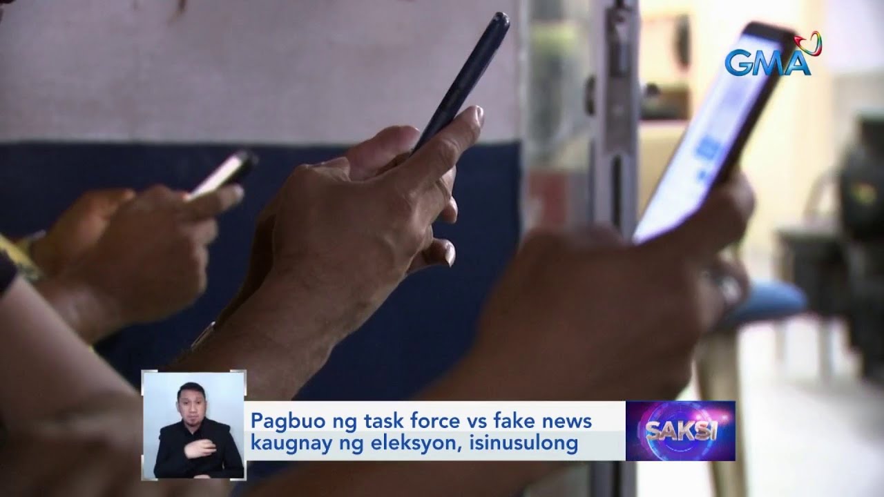 Pagbuo Ng Task Force Vs Fake News Kaugnay Ng Eleksyon Isinusulong
