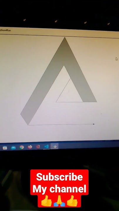 Create 3d Letter A Using Python Viral Viralshorts Viralvideo Python Shorts Pythonturtle