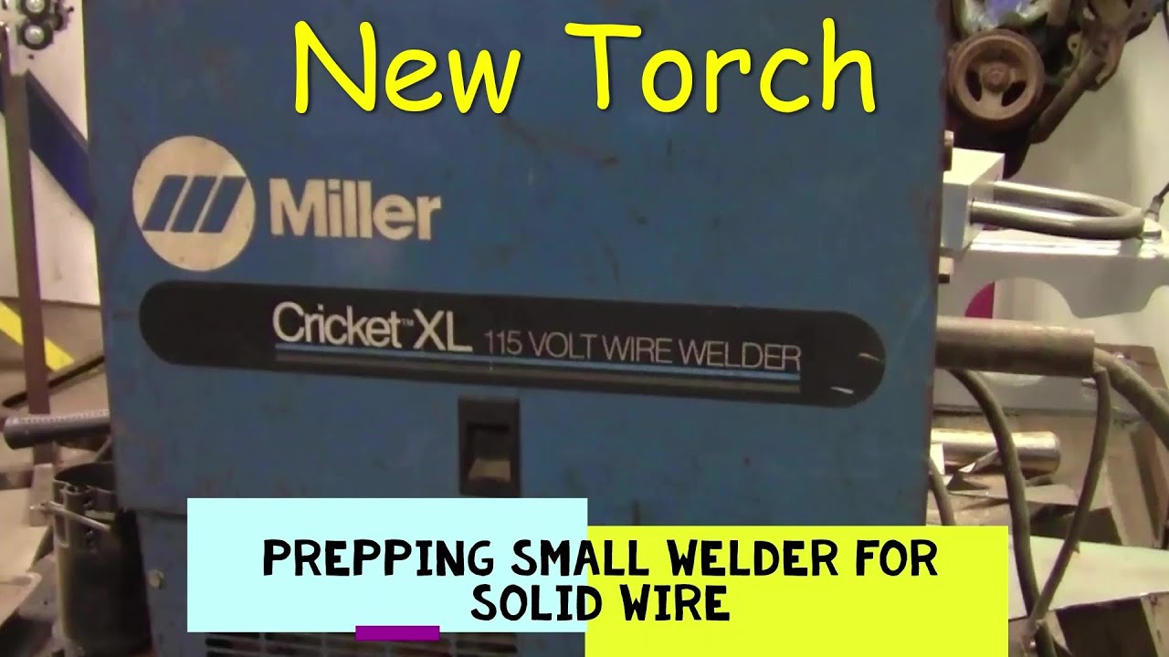 Converting My Miller Cricket XL Back to Solid Wire - YouTube