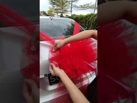Wedding Car Decoration in Malaysia - Alphard
