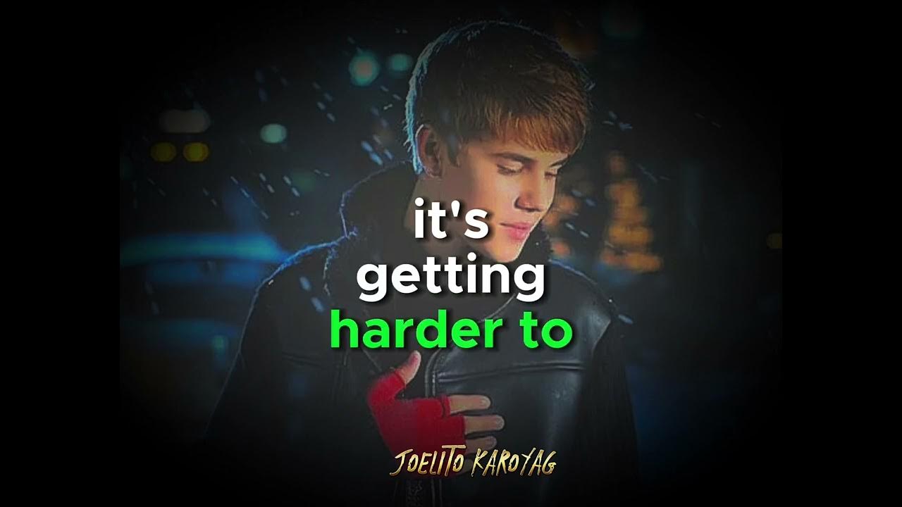 THAT SHOULD BE ME SONG BY:JUSTIN BIEBER LYRICS - YouTube