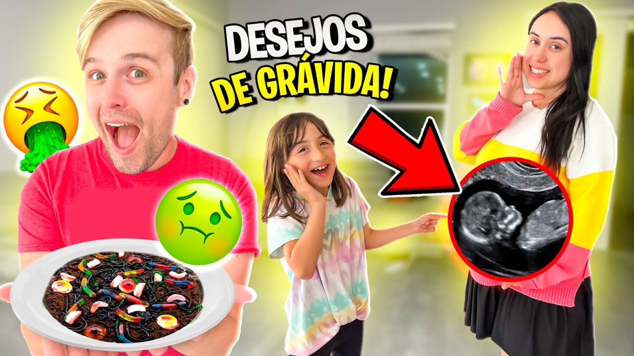 TIVE QUE REALIZAR ESSE DESEJO de GRÁVIDA! O BEBÊ TÁ TROLLANDO A MÃE ...