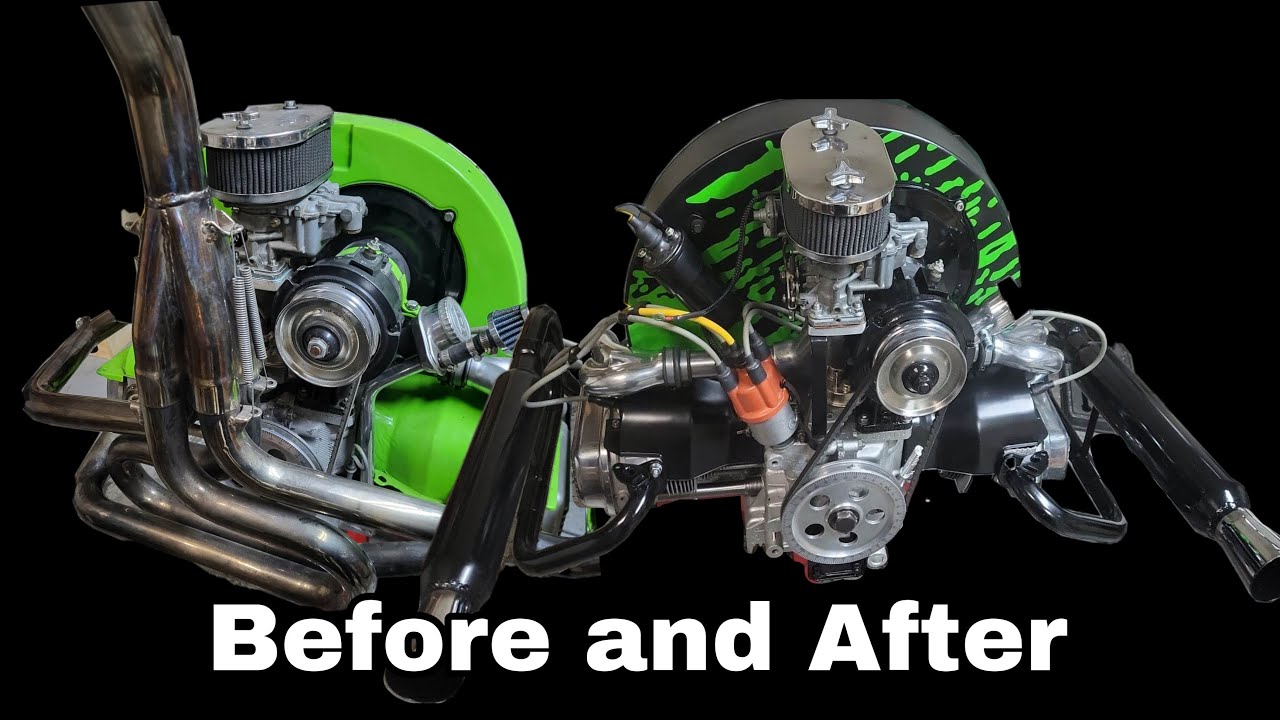 DLH Performance Rebuilds 1641 VW Dual Port Engine PART 2 - YouTube