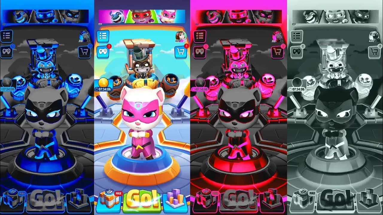 Angry Angela Saved Ben - All Heroes Discovered - Talking Tom Hero Dash ...