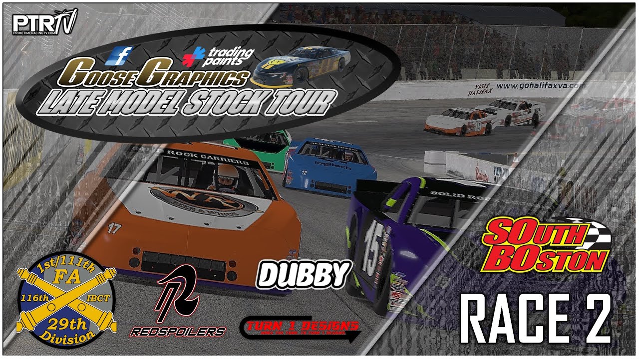 iRacing | Goose Graphics Late Model Stock Tour | Race 2 | South Boston ...