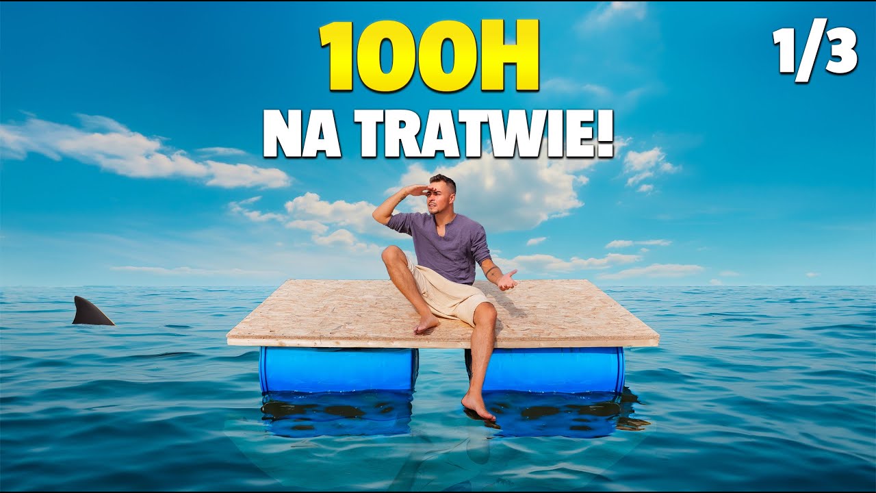 SPĘDZIŁEM 100H NA TRATWIE! - ODC 1/3 - YouTube