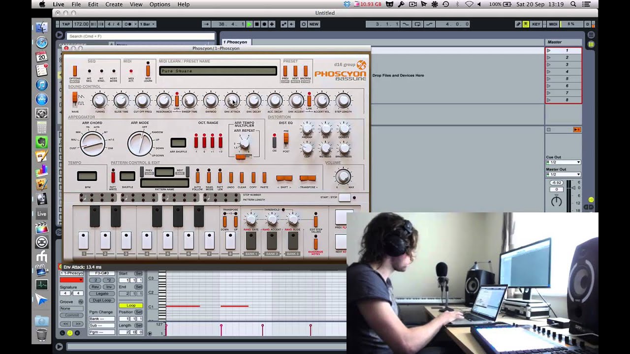 In Session with Multiplier: Playing with Phoscyon - YouTube