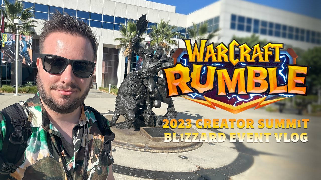 Warcraft Rumble Creator Summit 2023 - Irvine California Vlog - YouTube