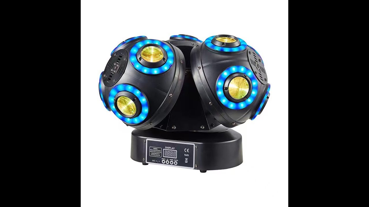 Trippel Starry Ball Moving head 2 in 1 LED & Laser - YouTube