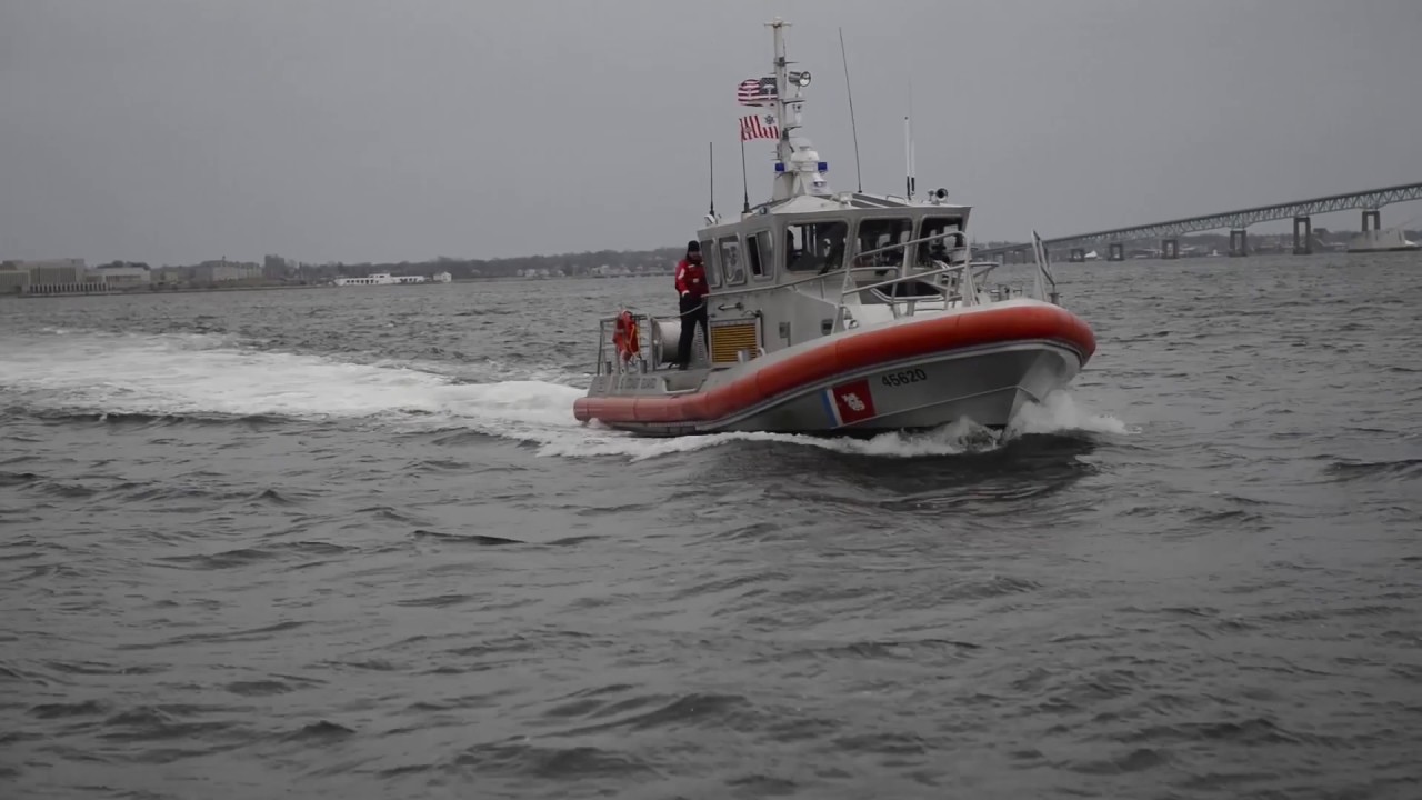 Coast Guard Station Castle Hill 45-foot RBM - YouTube