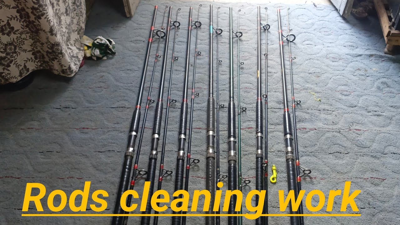 Fishing Rods Cleaning | Fishing techniques - YouTube