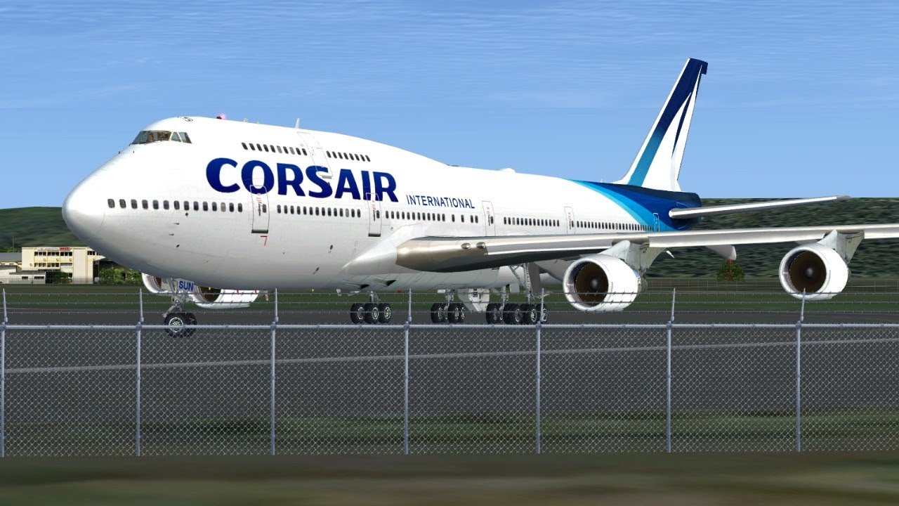 Corsair 747 Takeoff at Mauritius [FSX] Part2 - YouTube