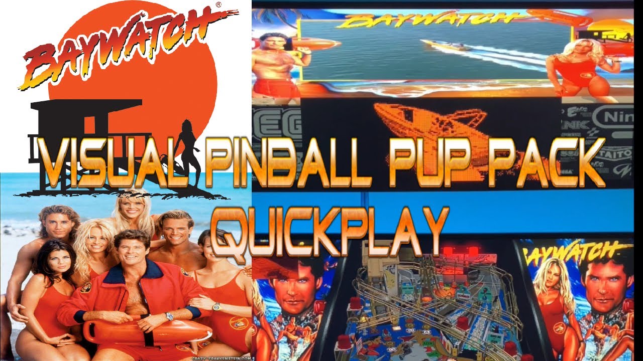 Baywatch Visual Pinball Pup Pack Gameplay Ultrawide Marquee - YouTube