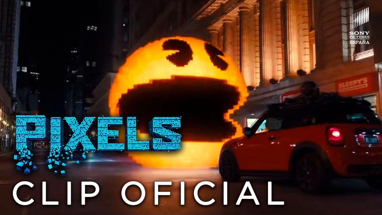 PIXELS - "Persiguiendo a Pac-Man" Clip en ESPAÑOL | Sony Pictures ...
