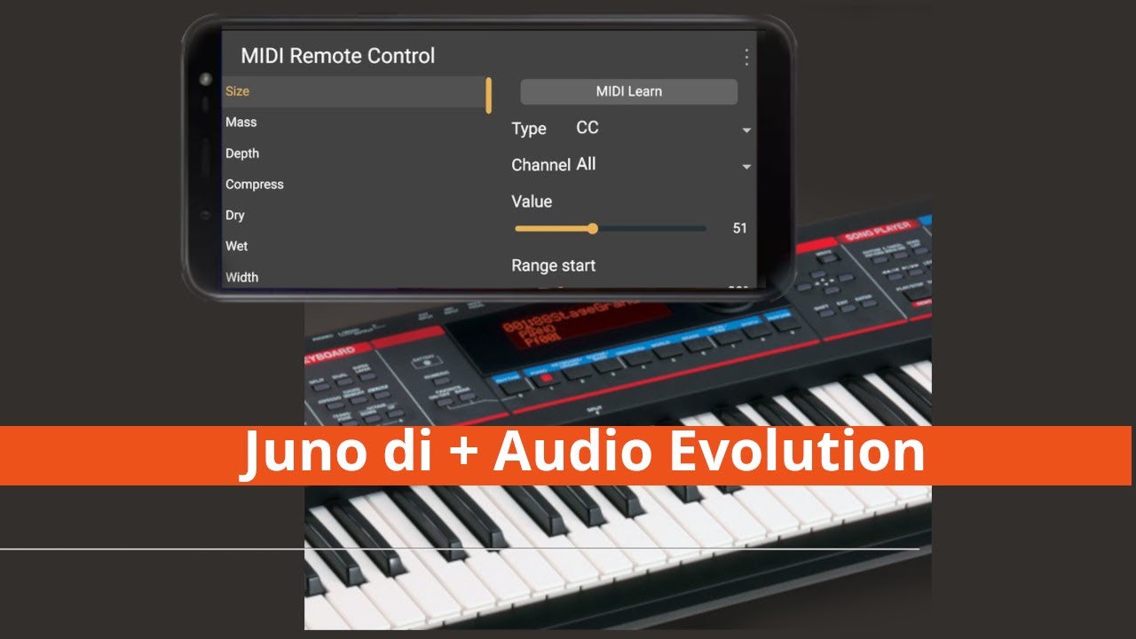 Como Fazer o Mapeamento Midi do Juno Di p/ Audio Evolution - YouTube