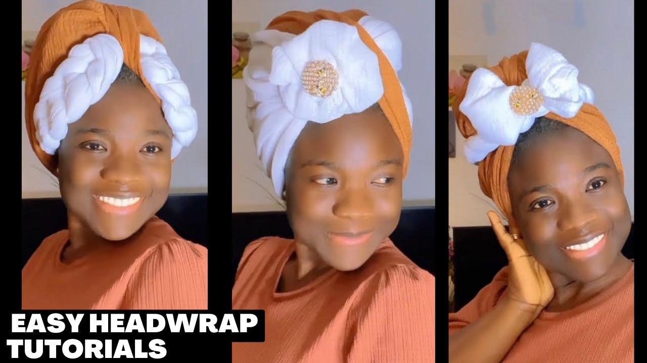 Quick & Easy Headwrap Tutorial 🔥 - YouTube
