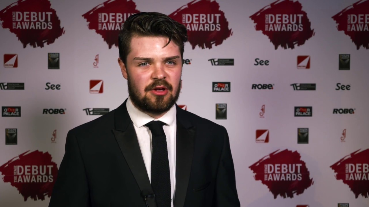 Samuel Thomas - Best Actor in a Musical at The Stage Debut Awards - YouTube