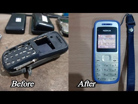11 Years old Destroyed Phone Restoration | Restore Nokia 1208 | Rebuild Broken Phone