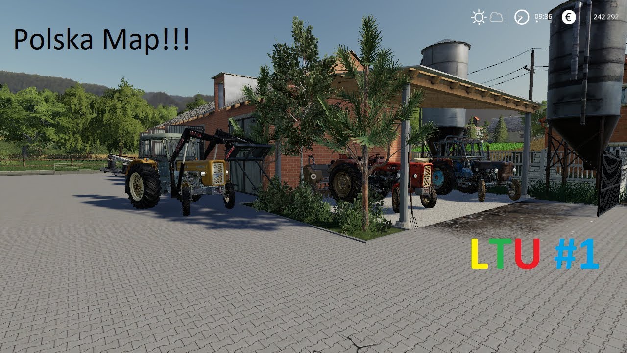 Farming Simulator 2019 Polska Map LTU #1 - YouTube