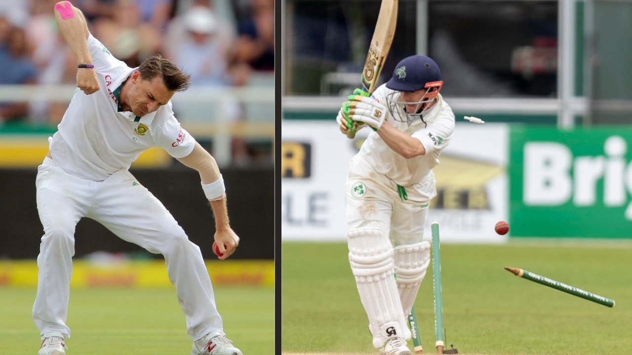 Dale Steyn Fastest Stumps Flying & Uprooted Deliveries | Dale Steyn ...