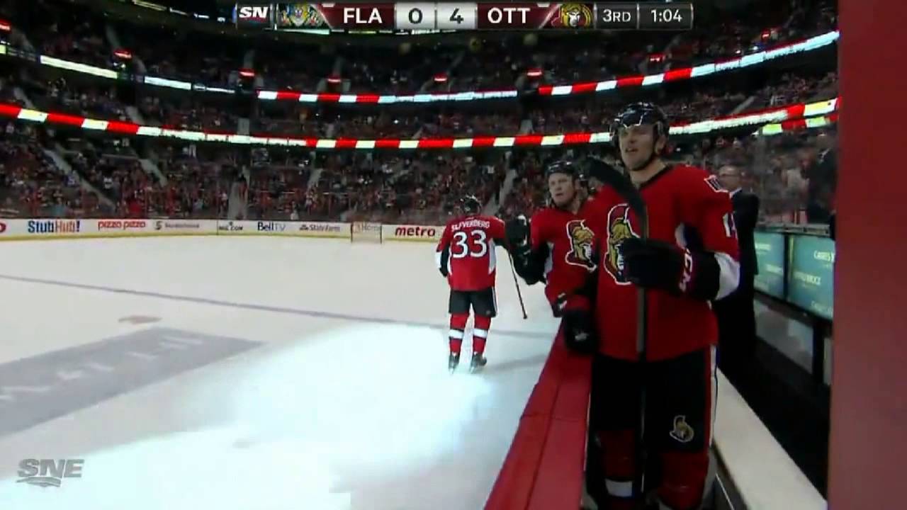 Jakob Silfverberg´s first NHL-goal - Florida Panters @ Ottawa Senators ...
