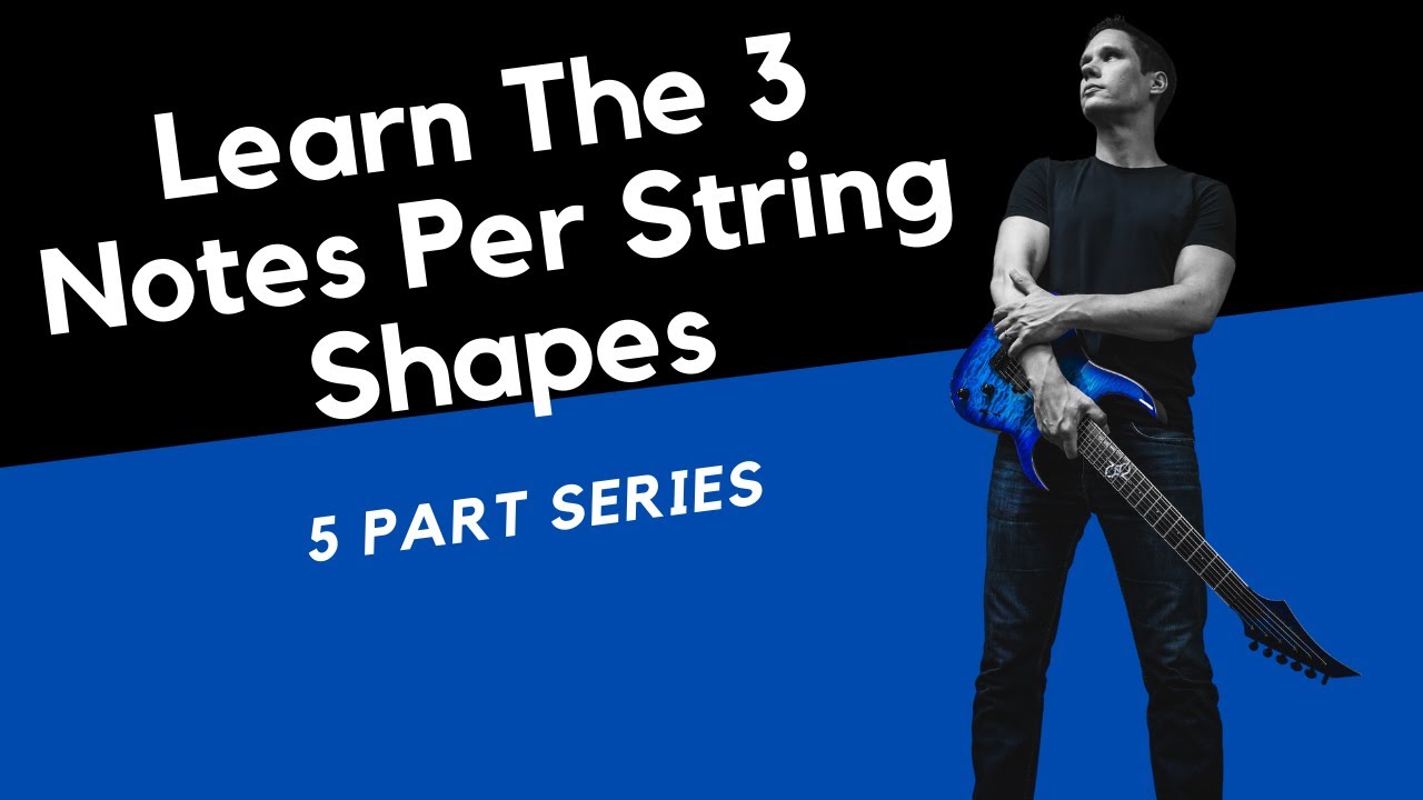 REALLY learn the major 3-notes-per-string shapes using this method ...