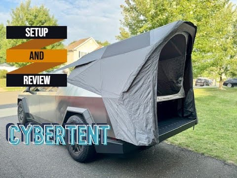 Tesla Cybertruck CyberTent Setup and Review - YouTube