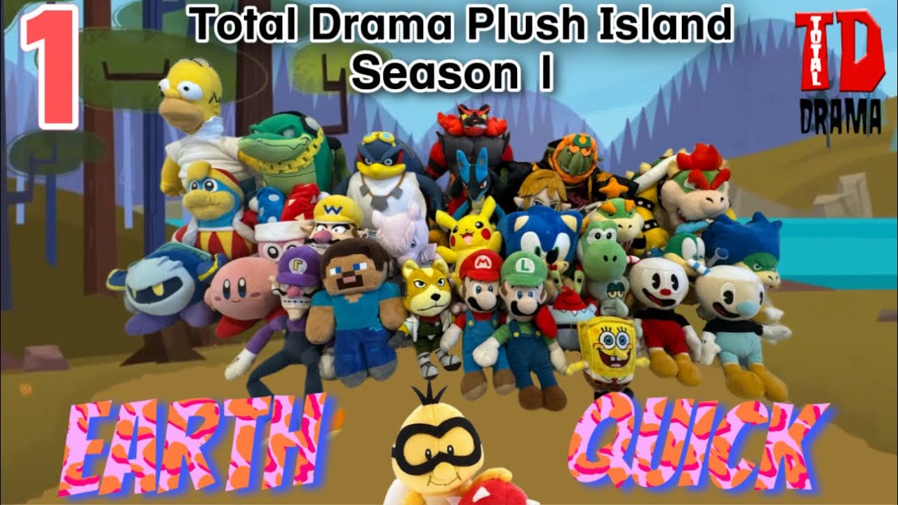 Total Drama Plush Island Episode 1: Earthquake - DramaMarioBros - YouTube
