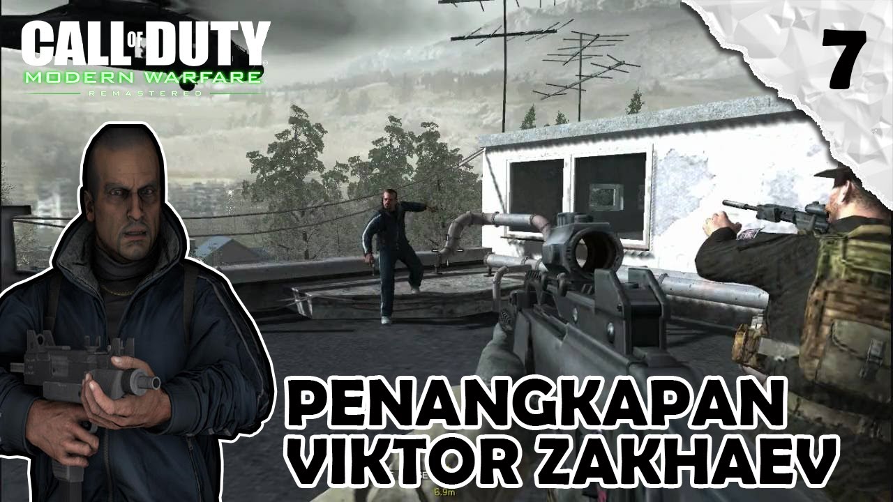 TERBUNUHNYA VIKTOR ZAKHAEV | CALL OF DUTY MODERN WARFARE REMASTERED ...
