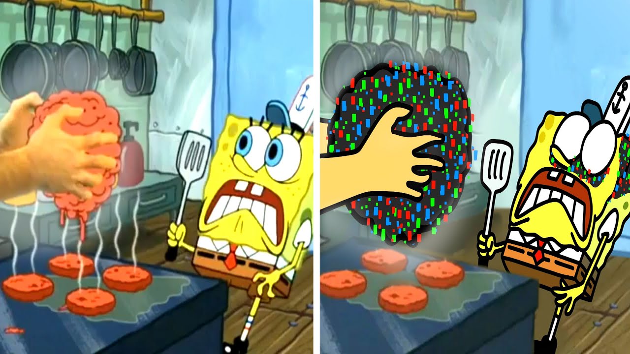 Pibby VS SpongeBob: Monster Krabby Patty - YouTube