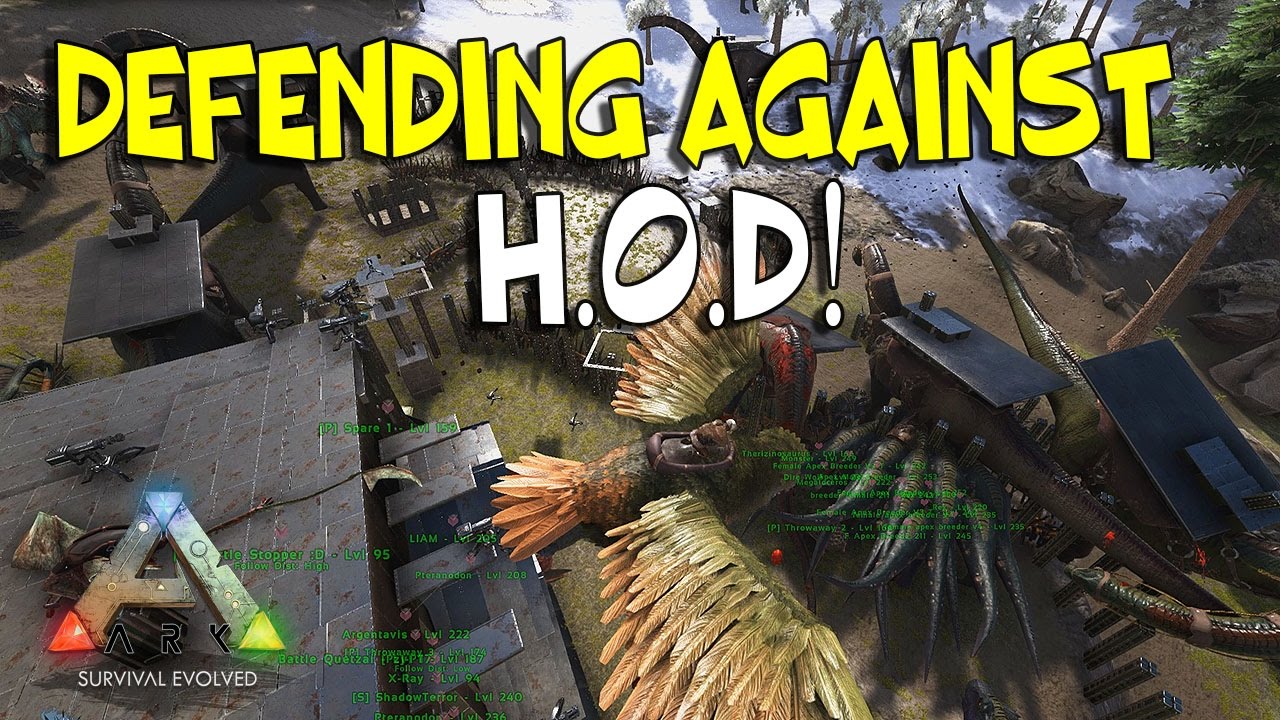 MY BASE! "MASSIVE RAID DEFENSE P.1!!" - TRIBE STRUGGLE #14 | ARK ...
